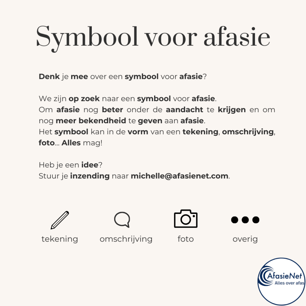 Oproep: ontwerp van een symbool voor afasie Nieuws, Nieuws voor ...